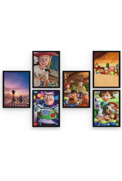 Hero Tasarım Toy Story 6 Parça Mdf TABLOGMZ400