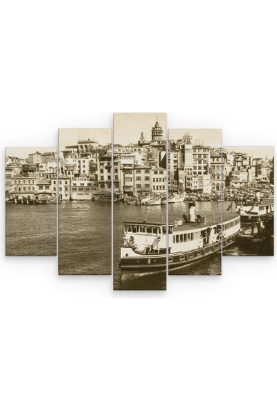 Hero Tasarım 1900'LERDE Istanbul 5 Parça Mdf TABLOTGTB505 Hero Tasarım 1900'LERDE Istanbul 5 Parça Mdf TABLOTGTB505