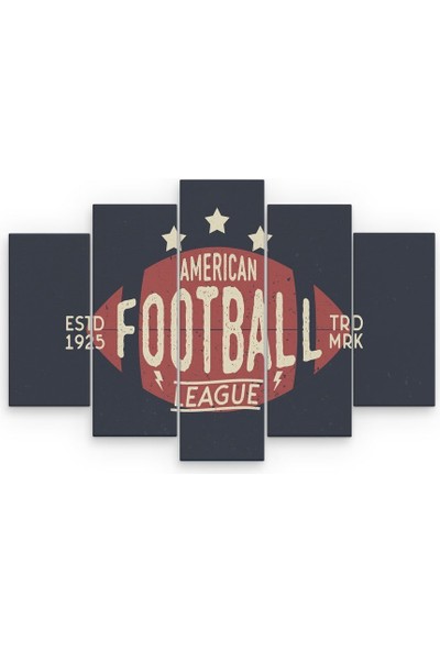 Hero Tasarım Futbol Ligi 5 Parça Mdf TABLOTGTB922 Hero Tasarım Futbol Ligi 5 Parça Mdf TABLOTGTB922