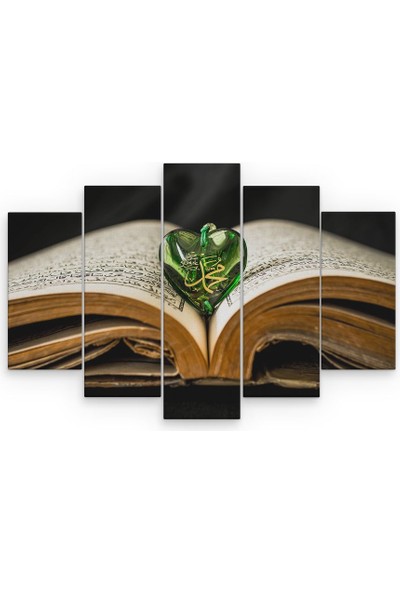 Hero Tasarım Kuran 5 Parça Mdf TABLOTGTB636