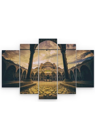 Hero Tasarım Sultanahmet Camii 5 Parça Mdf TABLOTGTB755