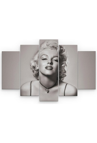 Hero Tasarım Marilyn Monroe 5 Parça Mdf TABLONHL197 Hero Tasarım Marilyn Monroe 5 Parça Mdf TABLONHL197