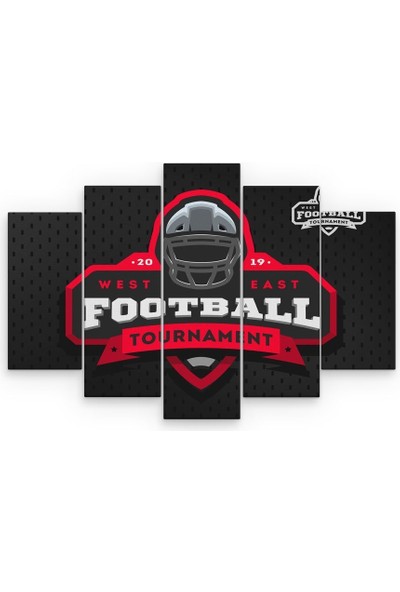 Hero Tasarım Futbol 5 Parça Mdf TABLOTGTB925