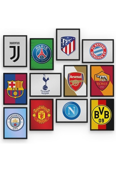 Hero Tasarım Futbol Kulüpleri 12 Parça Mdf TABLOTGTB640 Hero Tasarım Futbol Kulüpleri 12 Parça Mdf TABLOTGTB640
