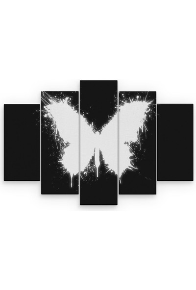 Hero Tasarım Kelebek 5 Parça Mdf TABLONHL174