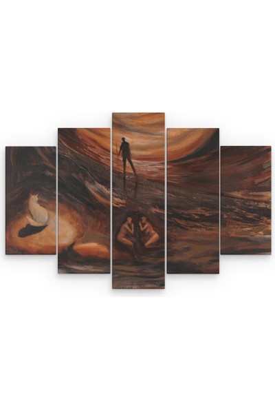 Hero Tasarım Sanat 5 Parça Mdf TABLONHL154