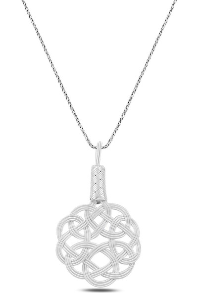 Concept Istanbul Kazaziye Sanatı Aşk Düğümü Gümüş Kolye, Lotus Gümüş Kolye Concept Istanbul Kazaziye Sanatı Aşk Düğümü Gümüş Kolye, Lotus Gümüş Kolye