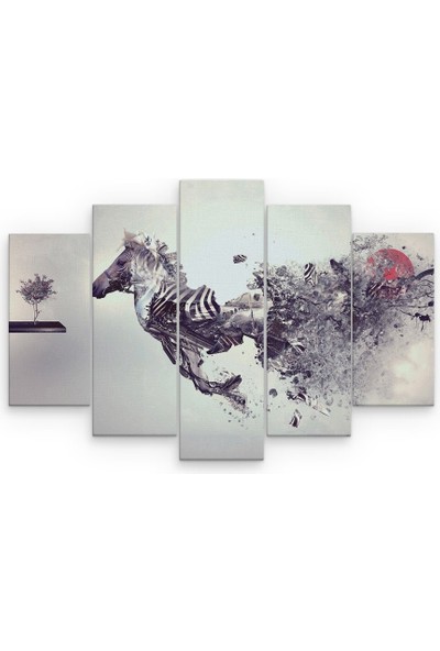 Hero Tasarım Zebra 5 Parça Mdf TABLONHL600