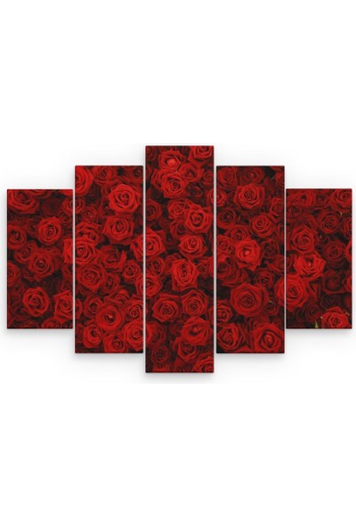 Hero Tasarım Güller 5 Parça Mdf TABLOTGTB1127