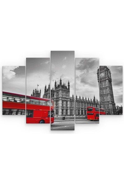 Hero Tasarım London Ingiltere 5 Parça Mdf TABLOTGTB173