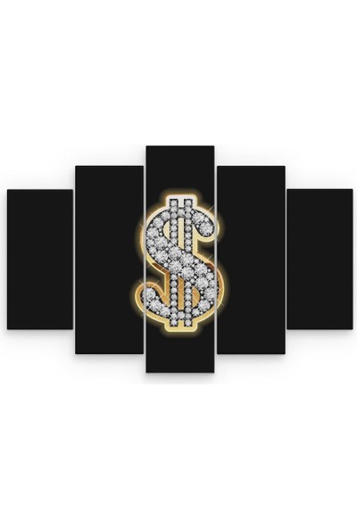 Hero Tasarım Dolar 5 Parça Mdf TABLOTGTB333
