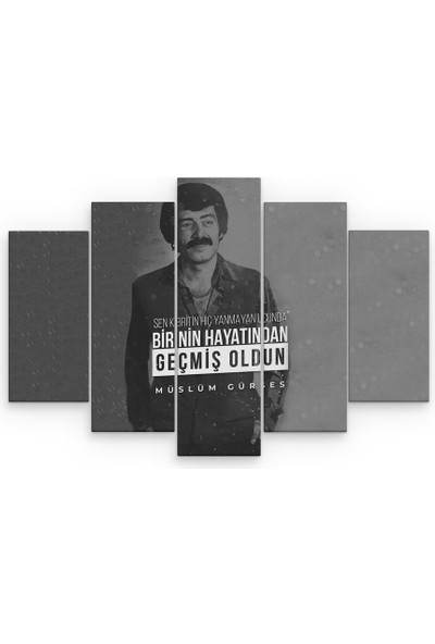 Hero Tasarım Müslüm Gürses 5 Parça Mdf TABLONHL296