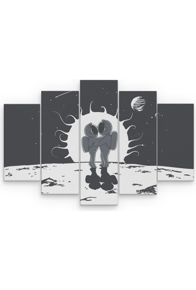 Hero Tasarım Space Love 5 Parça Mdf TABLOTGTB342