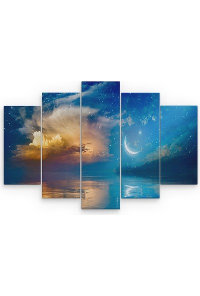 Hero Tasarım Hilal 5 Parça Mdf TABLOTGTB805