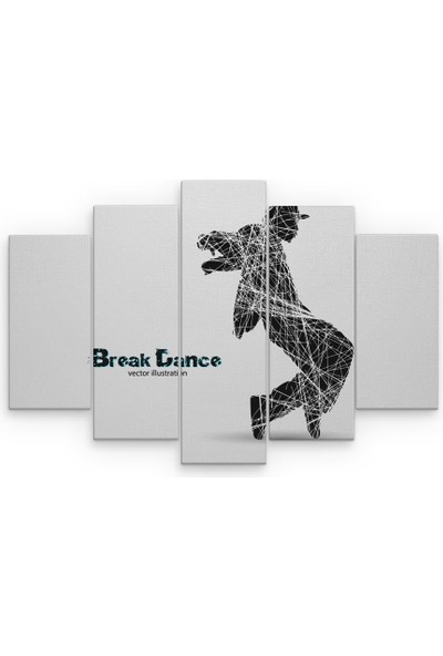 Hero Tasarım Break Dance 5 Parça Mdf TABLOTGTB331 Hero Tasarım Break Dance 5 Parça Mdf TABLOTGTB331