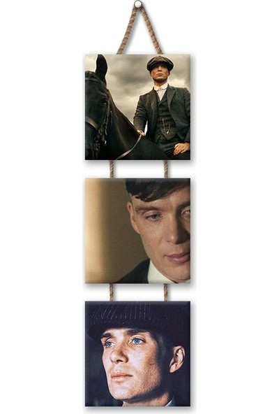 Hero Tasarım Thomas Shelby 3 Parça Ipli Mdf TABLOTLH2682 Hero Tasarım Thomas Shelby 3 Parça Ipli Mdf TABLOTLH2682