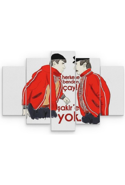 Hero Tasarım Çiçek Abbas 5 Parça Mdf TABLONHL543 Hero Tasarım Çiçek Abbas 5 Parça Mdf TABLONHL543