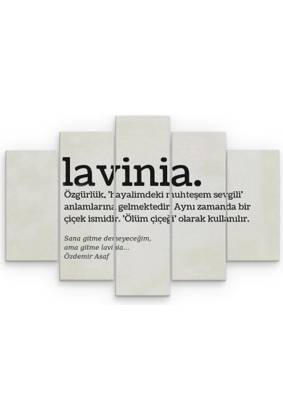 Hero Tasarım Lavinya 5 Parça Mdf TABLONHL331