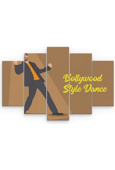 Hero Tasarım Bollywood Style Dance 5 Parça Mdf TABLOTGTB1148 Hero Tasarım Bollywood Style Dance 5 Parça Mdf TABLOTGTB1148