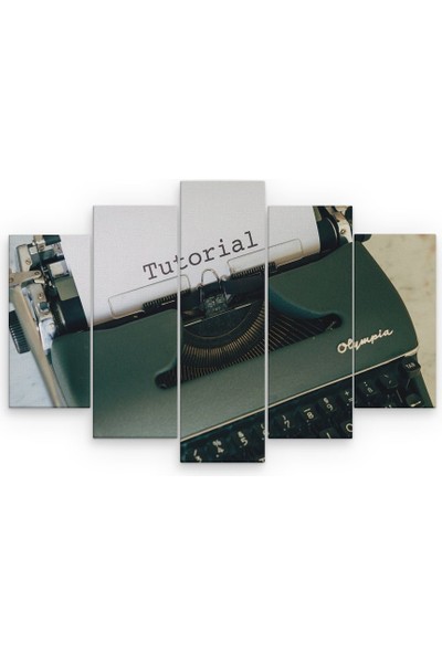 Hero Tasarım Daktilo 5 Parça Mdf TABLONHL478 Hero Tasarım Daktilo 5 Parça Mdf TABLONHL478