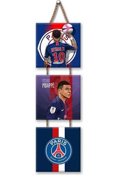 Hero Tasarım Psg 3 Parça Ipli Mdf TABLOTLH1137