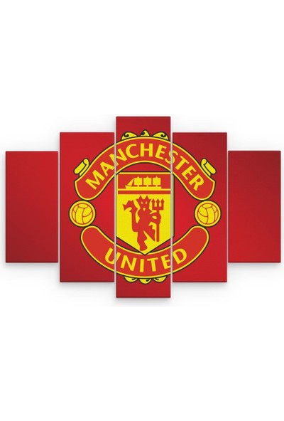 Hero Tasarım Manchester United 5 Parça Mdf TABLOTGTB188