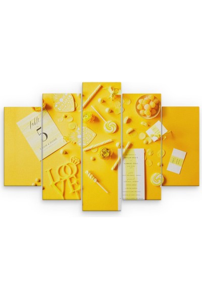 Hero Tasarım Takvim 5 Parça Mdf TABLONHL387