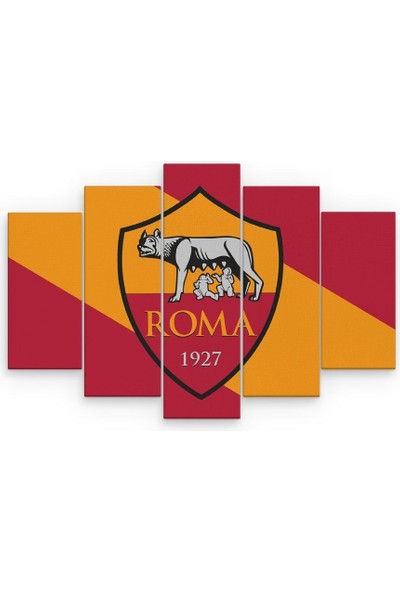 Hero Tasarım As Roma 5 Parça Mdf TABLOTGTB195
