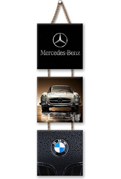 Hero Tasarım Arabalar 3 Parça Ipli Mdf TABLOTLHT231