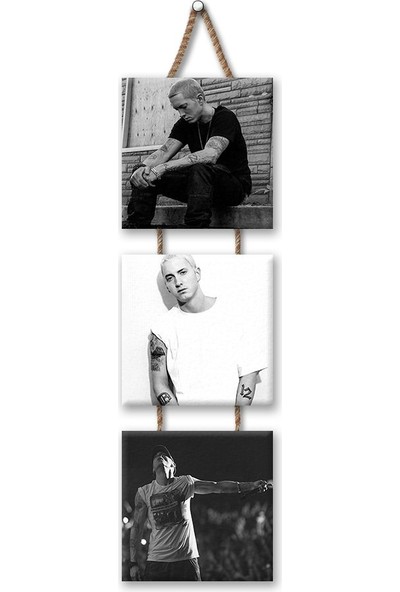 Hero Tasarım Rapper 3 Parça Ipli Mdf TABLOTLH2667