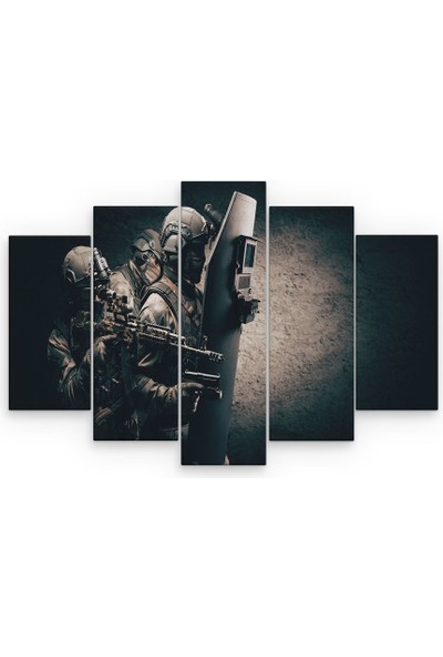Hero Tasarım Savaş Oyunu 5 Parça Mdf TABLOTGTB1110