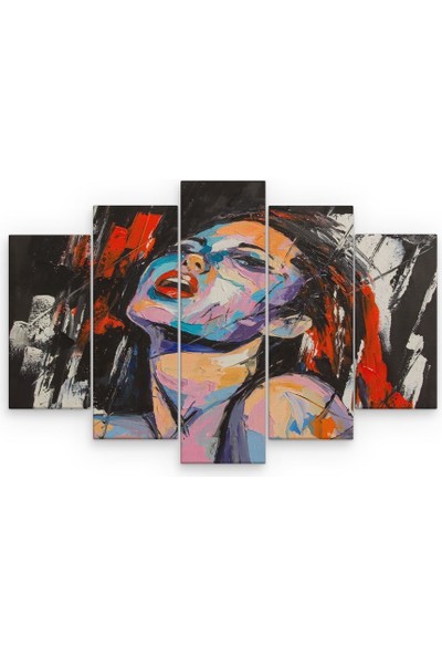 Hero Tasarım Art Woman 5 Parça Mdf TABLOTGTB480