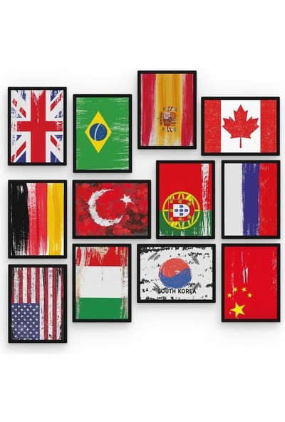 Hero Tasarım Country 12 Parça Mdf TABLOTGTB658