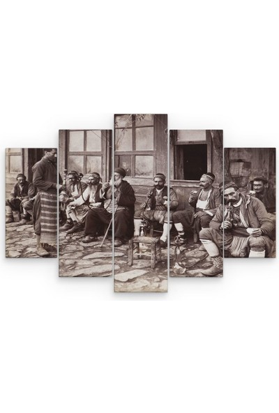 Hero Tasarım 1990'DA Istanbul 5 Parça Mdf TABLOTGTB783