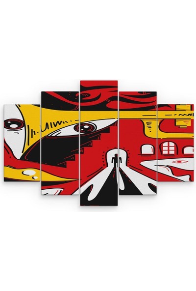 Hero Tasarım Jazz Art 5 Parça Mdf TABLOTGTB490