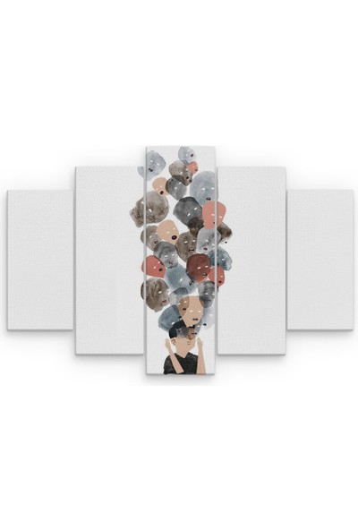 Hero Tasarım Düşünce 5 Parça Mdf TABLONHL570