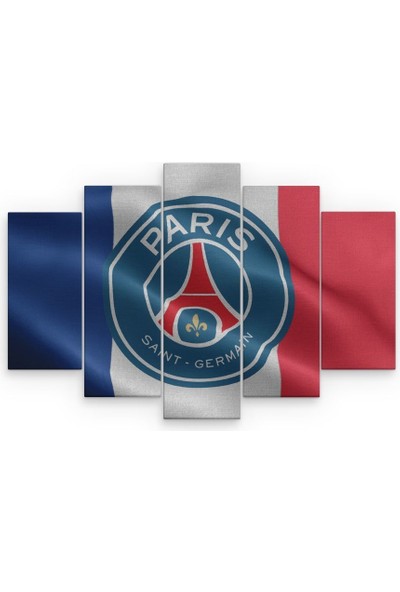 Hero Tasarım Paris Saint-Germain Fc 5 Parça Mdf TABLOTGTB329