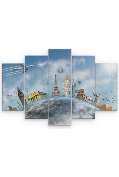 Hero Tasarım World 5 Parça Mdf TABLONHL150 Hero Tasarım World 5 Parça Mdf TABLONHL150