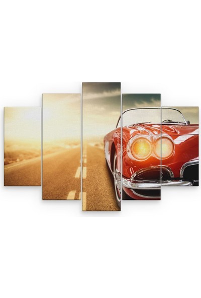 Hero Tasarım Yol Araba 5 Parça Mdf TABLOTGTB471