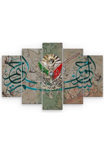 Hero Tasarım Osmanlı 5 Parça Mdf TABLOTGTB1043