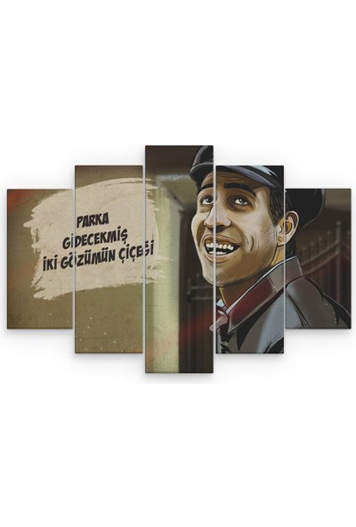 Hero Tasarım Kemal Sunal 5 Parça Mdf TABLONHL352