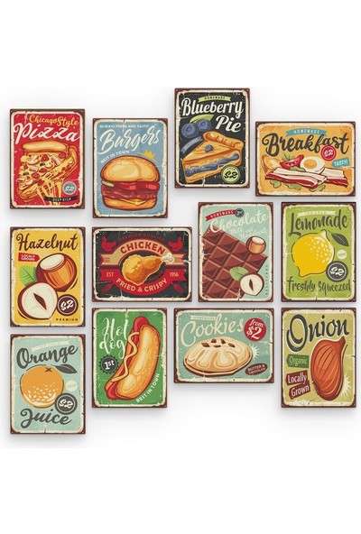 Hero Tasarım Mutfak 12 Parça Mdf TABLOTGTB906