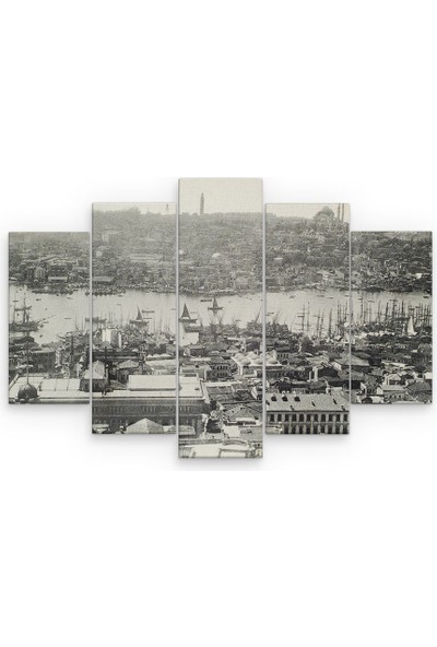 Hero Tasarım 1900'LERDE Istanbul 5 Parça Mdf TABLOTGTB504 Hero Tasarım 1900'LERDE Istanbul 5 Parça Mdf TABLOTGTB504