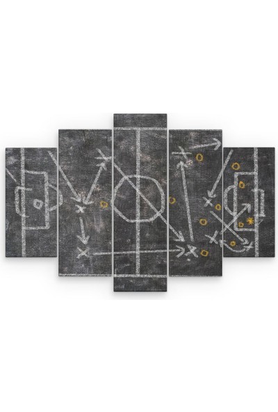 Hero Tasarım Taktik Tahtası 5 Parça Mdf TABLOTGTB199