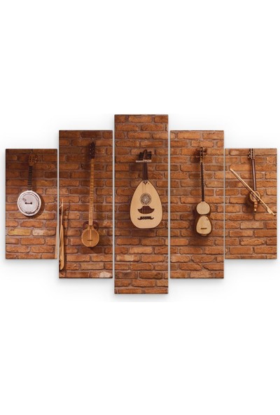 Hero Tasarım Müzik Enstrümanları 5 Parça Mdf TABLOTGTB1072 Hero Tasarım Müzik Enstrümanları 5 Parça Mdf TABLOTGTB1072