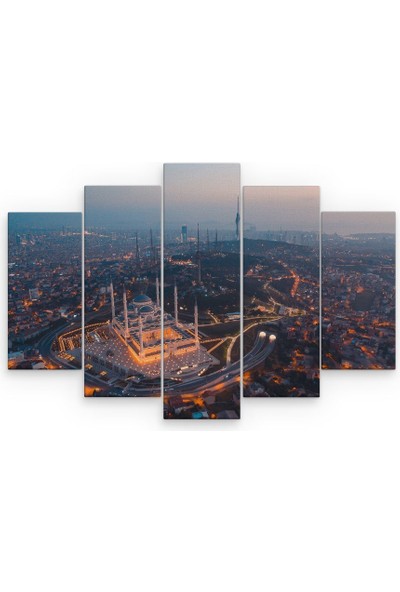 Hero Tasarım Çamlıca Cami 5 Parça Mdf TABLOTGTB722