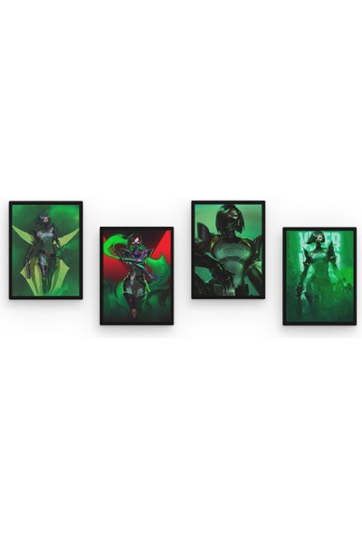 Hero Tasarım Viper 4 Parça Mdf TABLOSLA455 Hero Tasarım Viper 4 Parça Mdf TABLOSLA455