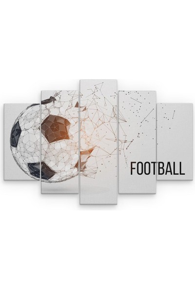 Hero Tasarım Futbol 5 Parça Mdf TABLOTGTB916