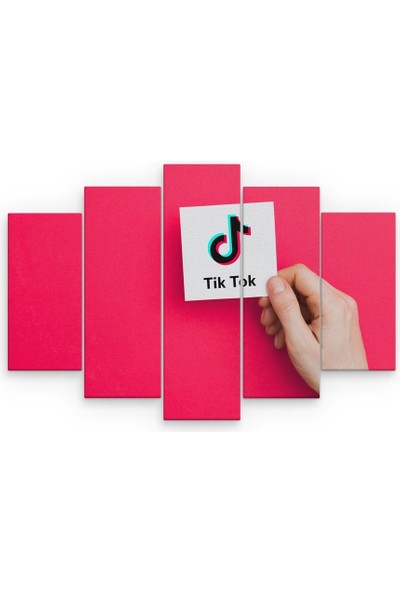 Hero Tasarım Tiktok 5 Parça Mdf TABLOTGTB1083