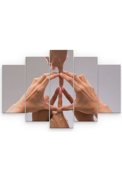 Hero Tasarım Peace 5 Parça Mdf TABLOTGTB967